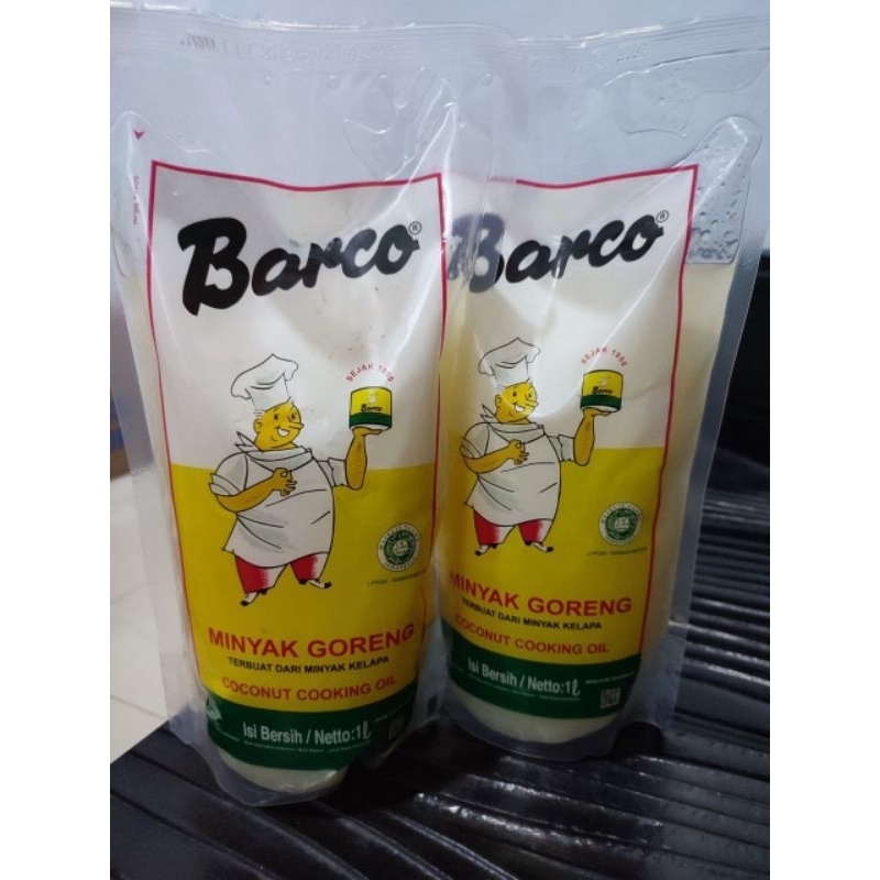 Jual MINYAK KELAPA BARCO 1L EXP 2026 COCONUT OIL MINYAK MPASI RENDAH ...