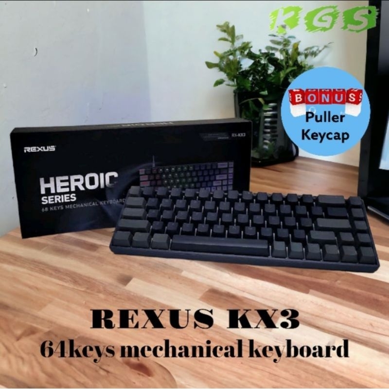 Jual Keyboard Rexus Heroic KX3 RGB BNOB, bukan mx9 mx 5.2 fantech | Shopee Indonesia