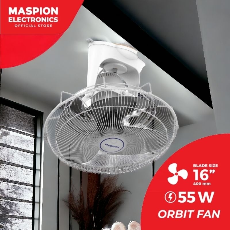 Jual Kipas Angin Plafon Maspion MOF 401P / Orbit Fan Maspion MOF401P 16 ...