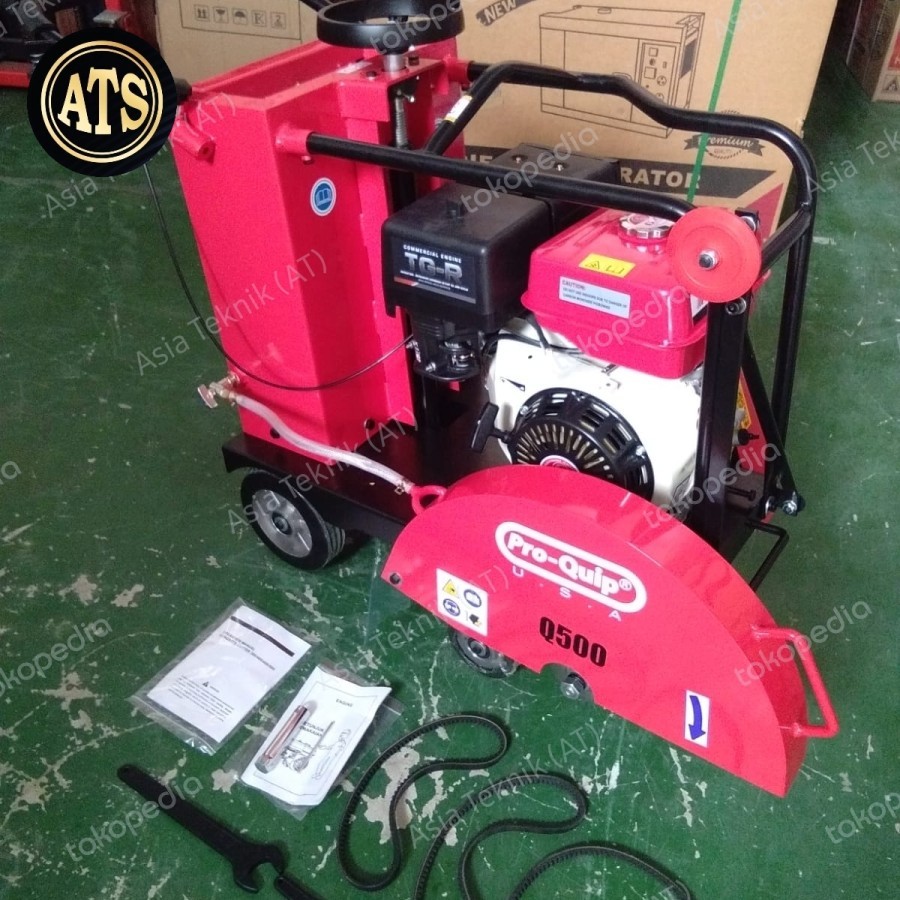 Jual MESIN POTONG ASPAL BETON / CONCRETE CUTTER ENGINE BENSIN 16 INCH ...