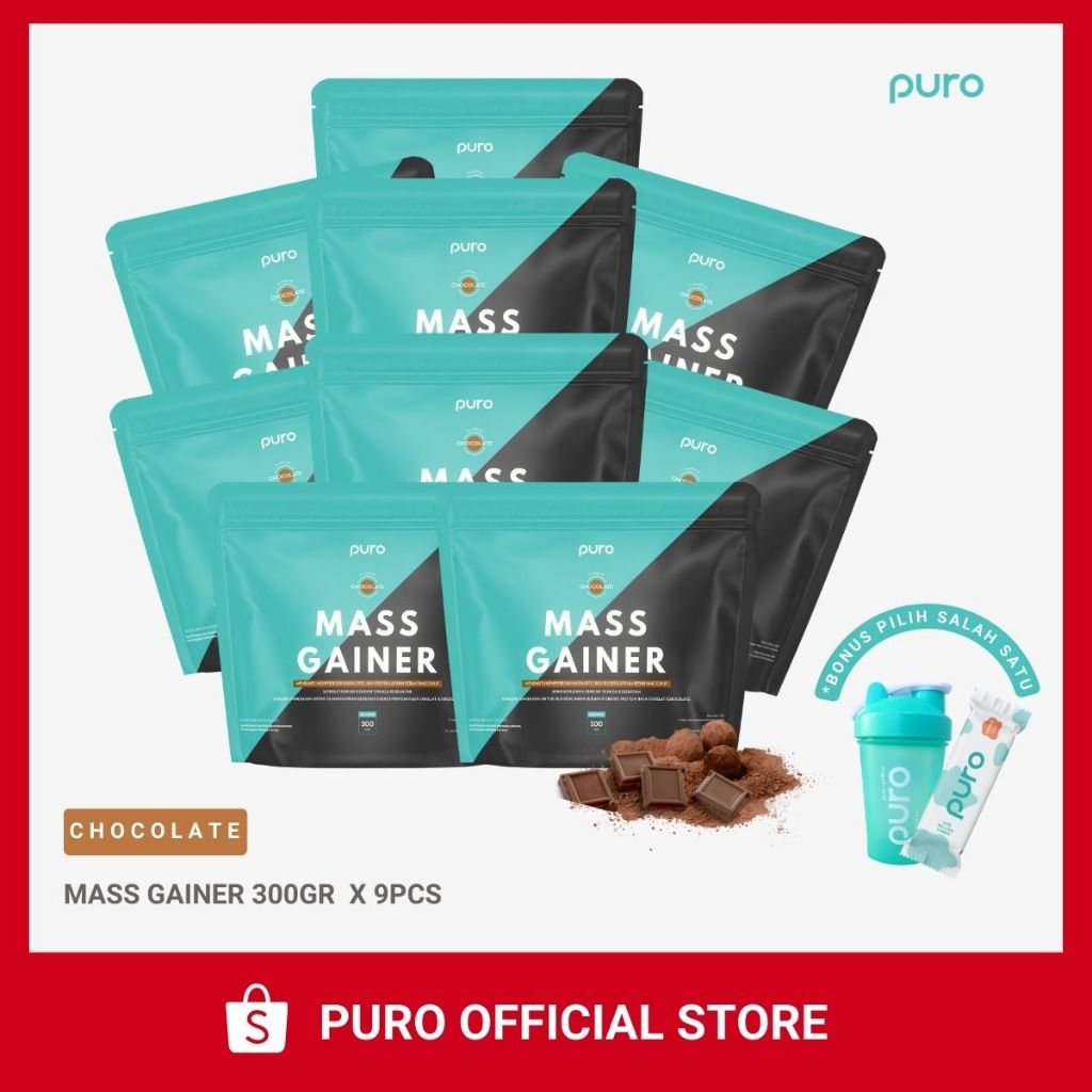 Jual PURO Mass Gainer Weight Gain Susu Protein Penambah Berat Badan ...