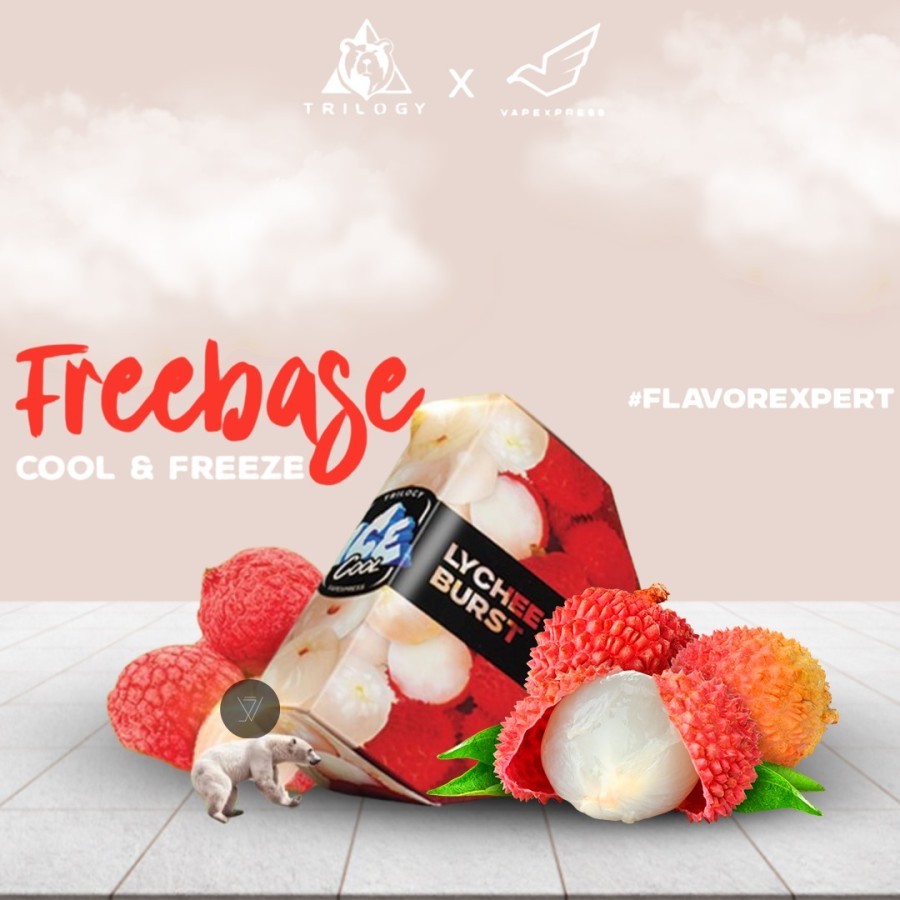 Jual Trilogy ice cool lychee 60ML burst BY trilogy x Vapexpres - Liquid ...