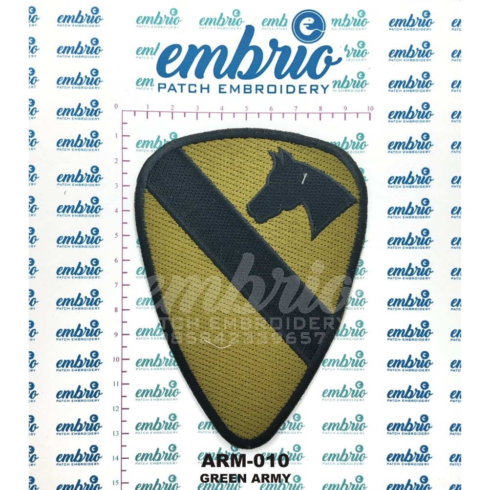 Jual ARM-010-A Patch 1st Cavalry Division Horse Kuda us army ww2 civil ...