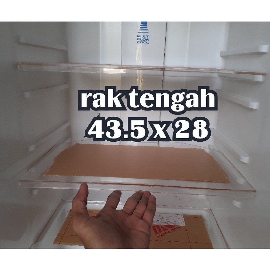 Jual [GRATIS ONGKIR] Rak Kulkas Tengah Merk Sanyo aqua 2 pintu AQR ...