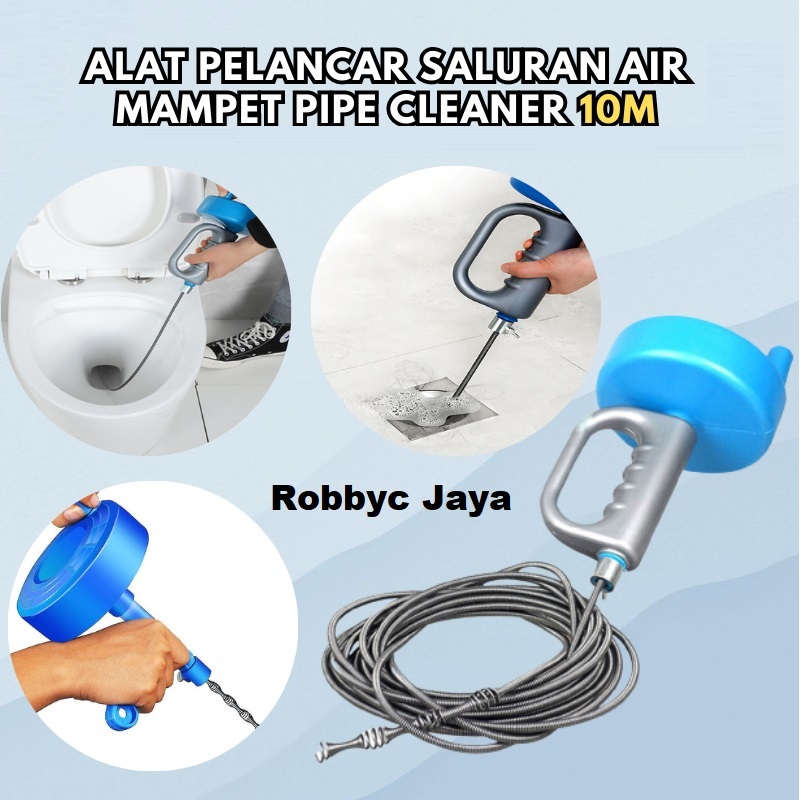 Jual Alat Pembersih Saluran Pipa Tersumbat Pipe Cleaner 10 Meter | Shopee Indonesia