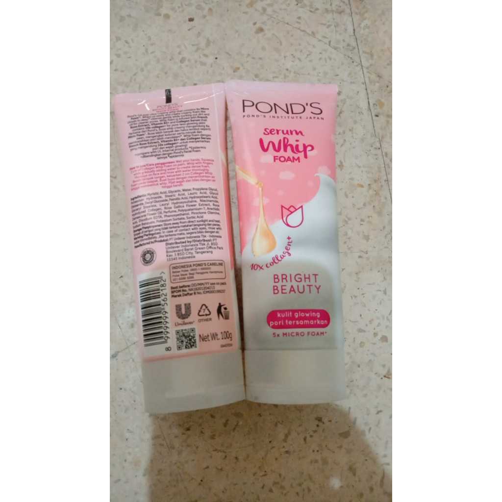 Jual ponds serum whip foam 100GR kemasan lama | Shopee Indonesia