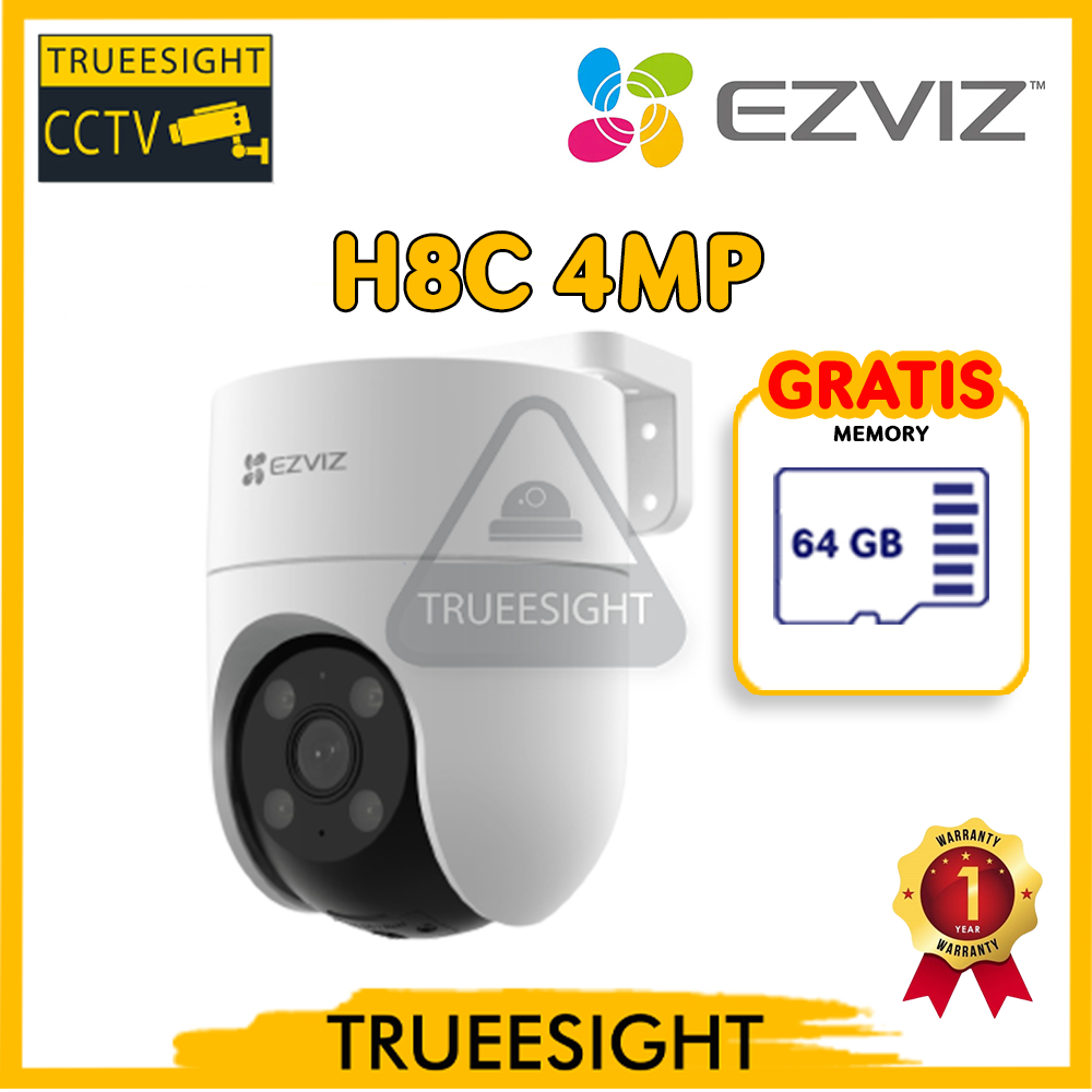 Jual [GRATIS MMC 64GB] EZVIZ H8C 4MP Free MICRO SD 64GB | Shopee Indonesia