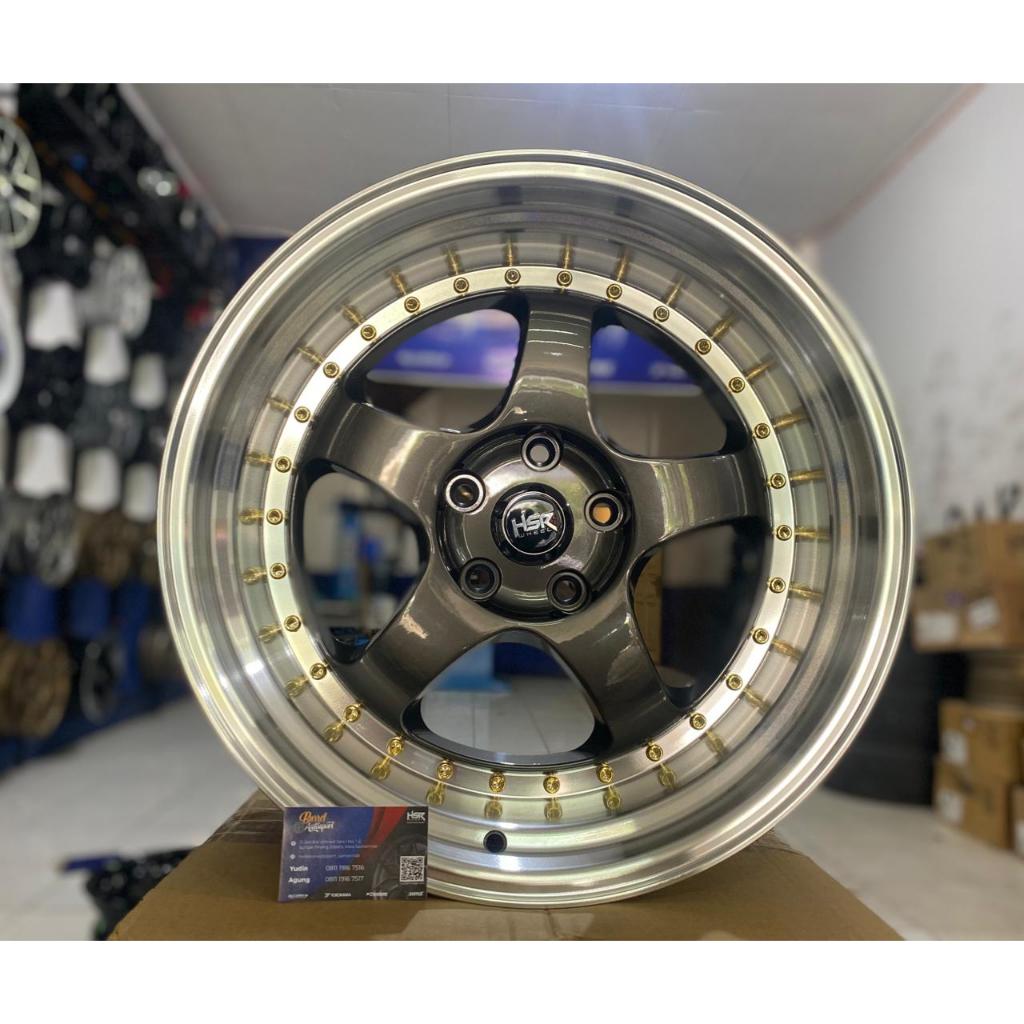 Jual velg racing TEKI HSR R18 lebar celong 9/10 Cocok untuk Mobil Xpander,Rush,Innova,Civic,Hrv ...