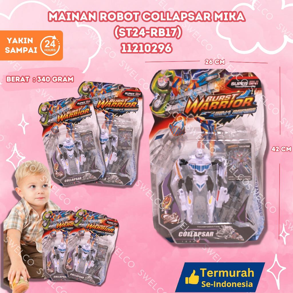 Jual Mainan Robot Transformer BURST WARRIOR Super 5in1/ Mainan Robot ...