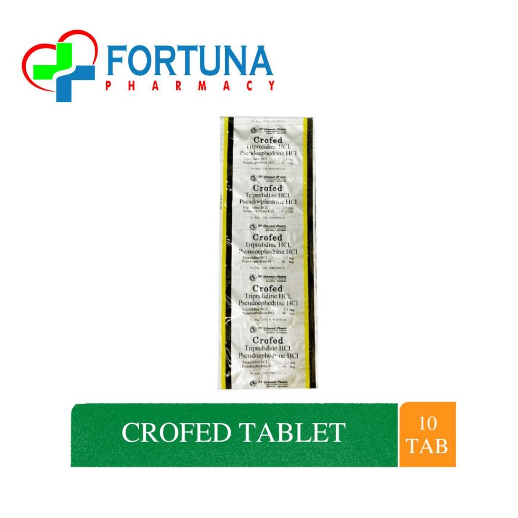 Jual Crofed Strip 10 Tablet / Obat Flu Pilek Alergi Bersin Bersin ...