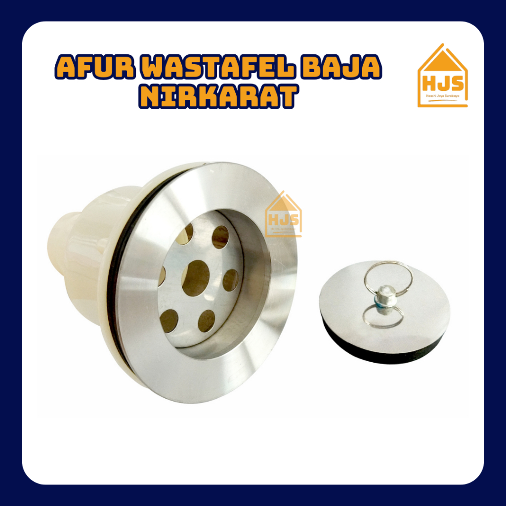 Jual [HJS] Afur PVC Tutup Saringan Stainless / Filter Pembuangan Air ...