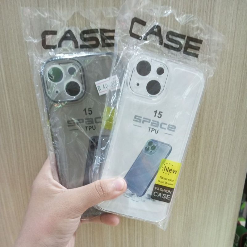 Jual Cace Cassing IPHONE 15 Casing Bening Transparan + Pelindung Camera ...