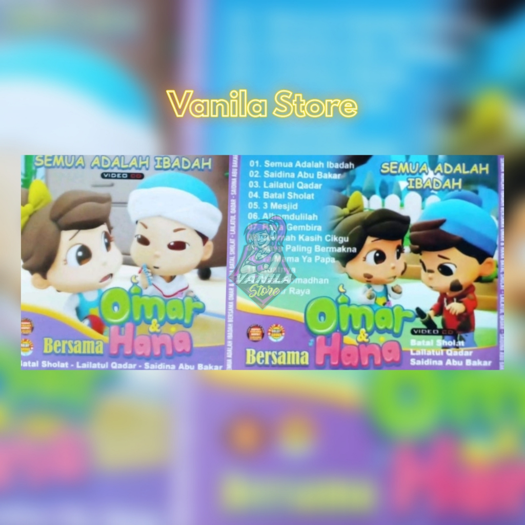 Jual Kaset Video Edukasi & Lagu Omar & Hana | Shopee Indonesia