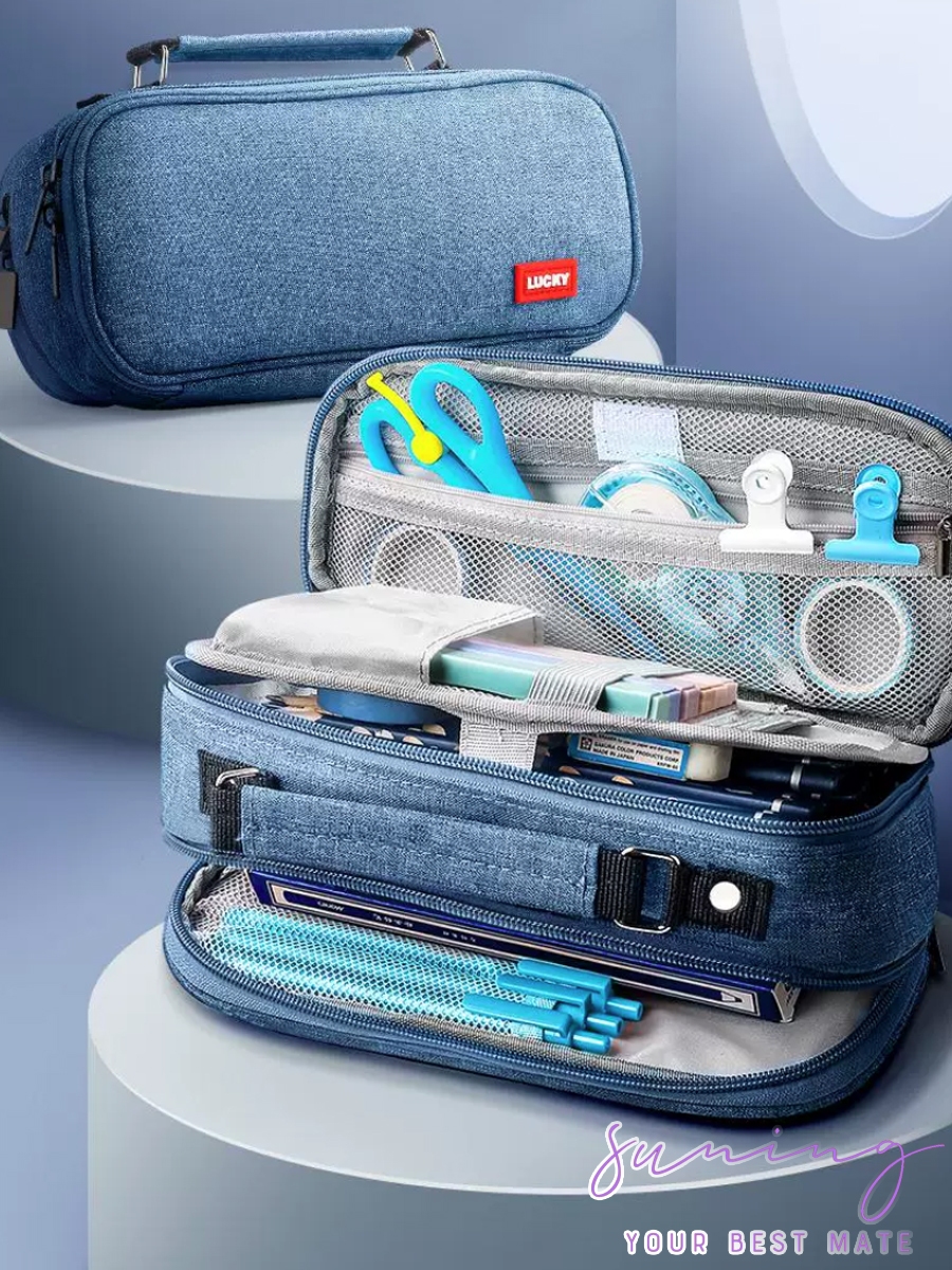 Jual tas pensil, kapasitas besar, kapasitas super, lima lapis alat ...