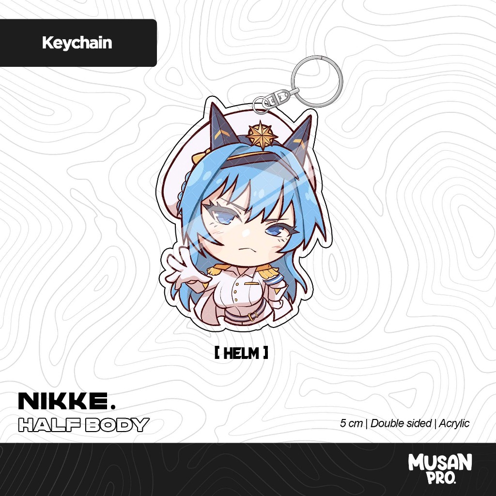 Jual Keychain NIKKE - Rapi - Laplace - Nihilister - Helm - Modernia ...