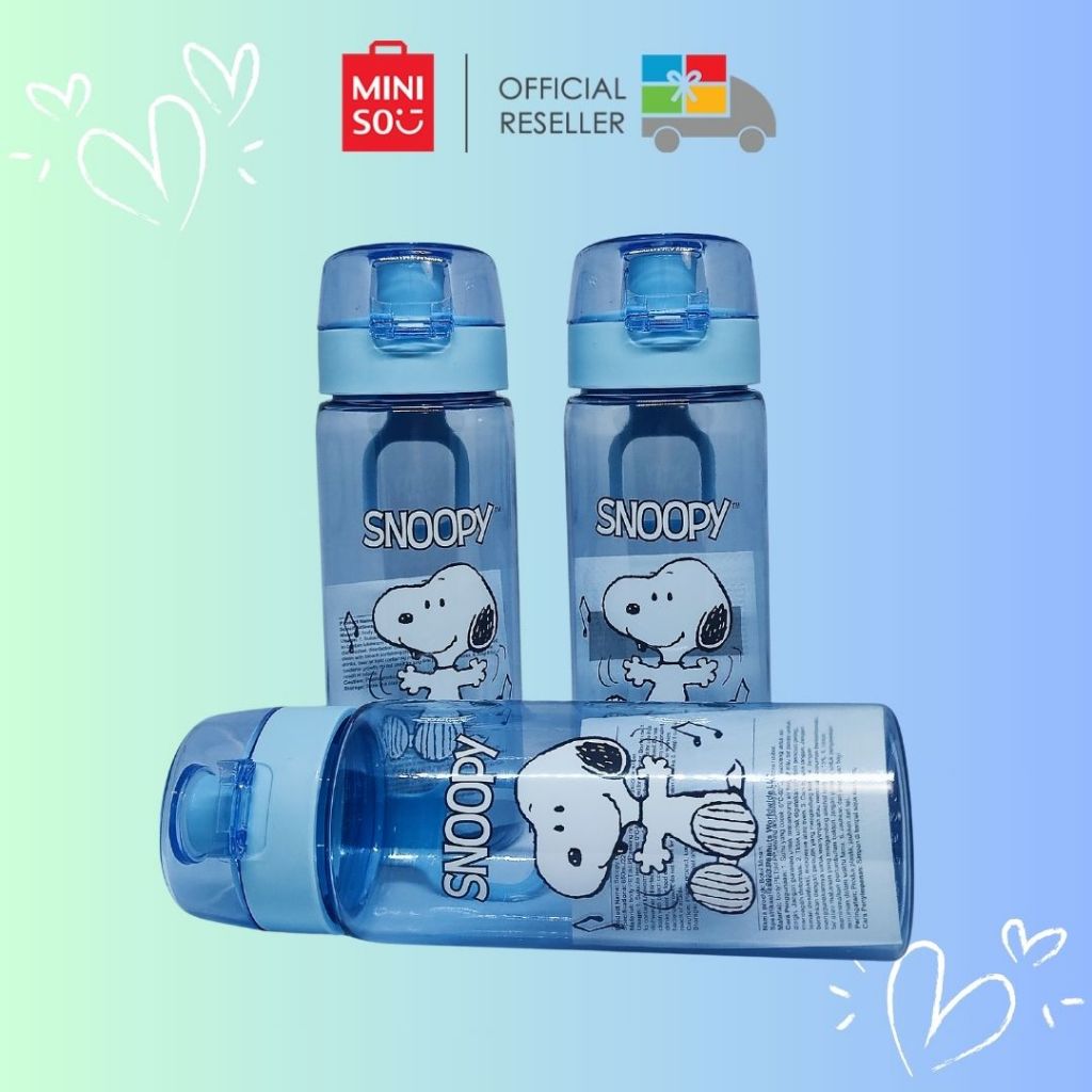Jual MINISO x Snoopy Tumblr / Botol minum 650ml | Shopee Indonesia