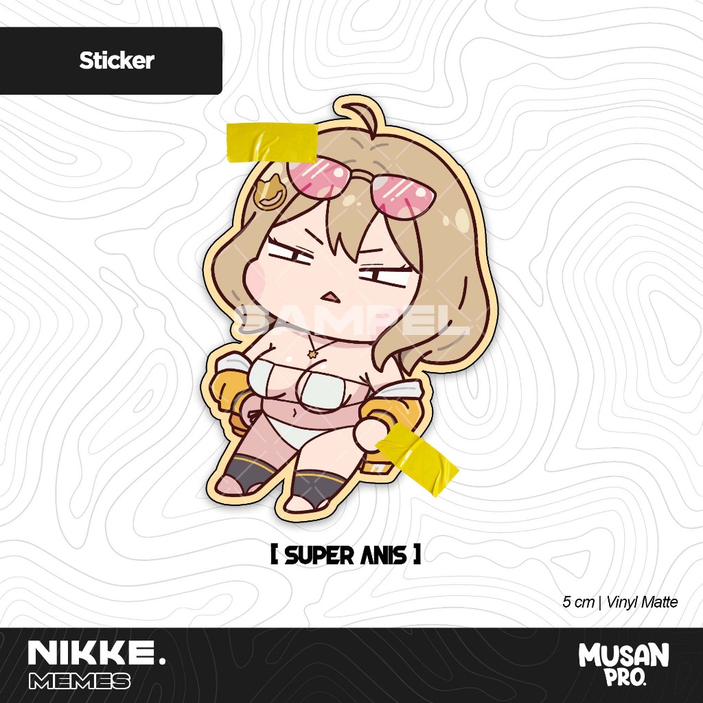 Jual Sticker NIKKE - Super Anis - Musan | Shopee Indonesia