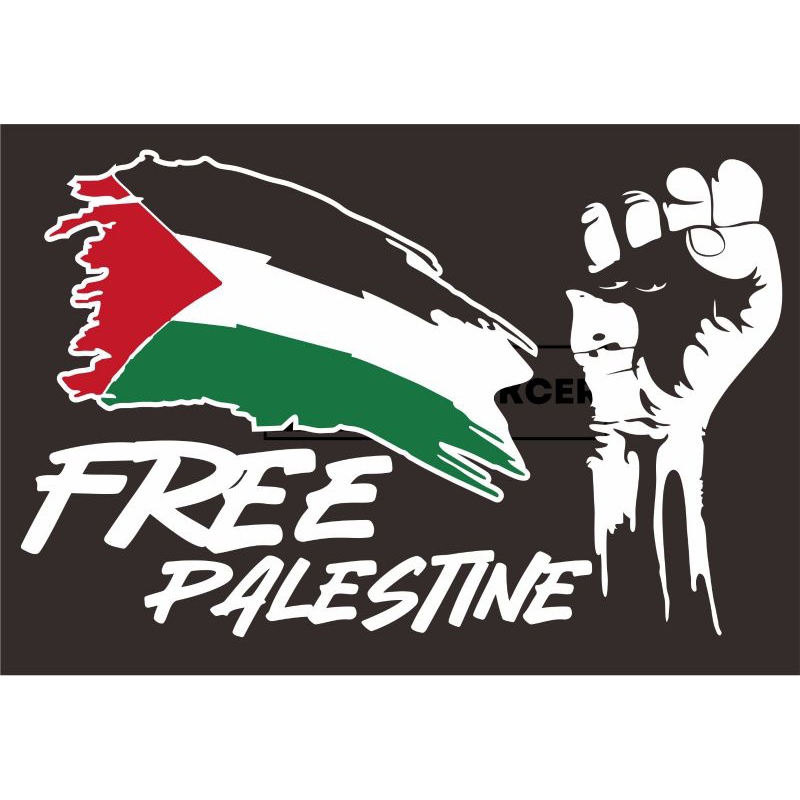 Jual sticker bendera palestine free palestine bela palestine | Shopee ...