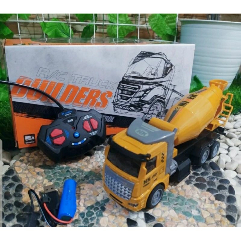 Jual RC TRUK MOLEN REMOT CONTROL CAS - MAINAN MOBIL TRUCK MIXER ANAK ...