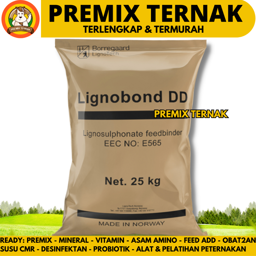 Jual LIGNOBOND DD 1KG REPACK - Pellet Binder Pakan - Perekat Pelet ...