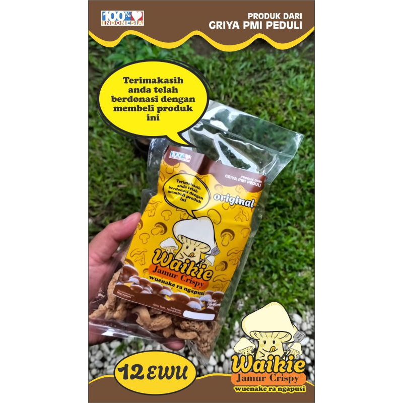 Jual Keripik Jamur Crispy Snack Jaman Now 1pack 100gram Makanan Ringan ...