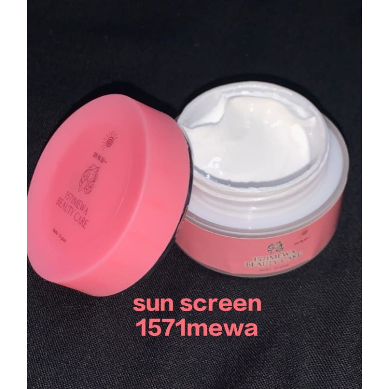 Jual sunscreen sunblock tabir surya 1571mewa ori beli 2 pox free sabun ...