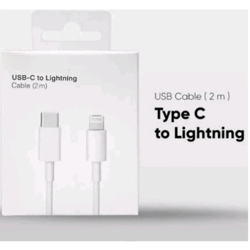 Jual Kabel Charger USB Type C ke Lightning for iP / iP plug tipe new ...