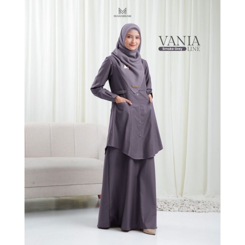 Jual Vania Line Smoke Grey, Baju Kerja Smoke Grey | Shopee Indonesia