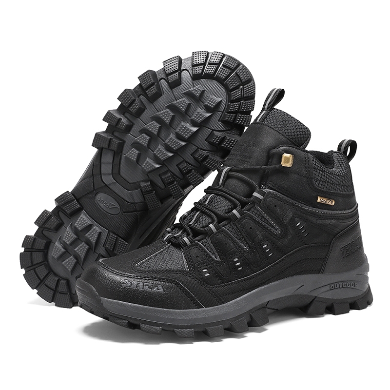 Jual Sepatu Gunung SNTA 502 / 622 Mid Black Waterproof Original Outdoor ...