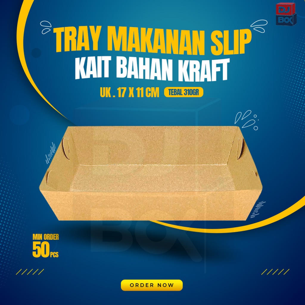 Jual Paper Food Tray / Open Tray Makanan / Nampan Kertas. Minimal order ...