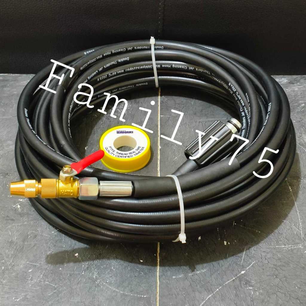 Jual Paket selang steam jet cleaner 5-25m + Nozel Lurus cuci AC Nozzle ...