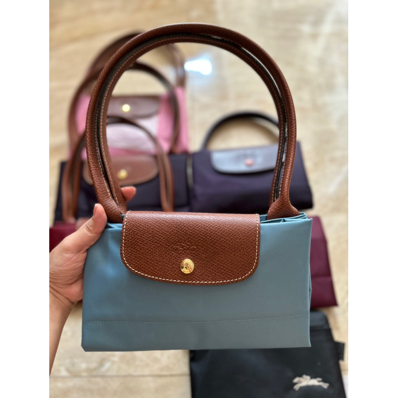 Jual Long Champ Le Pliage Original Blue | Shopee Indonesia