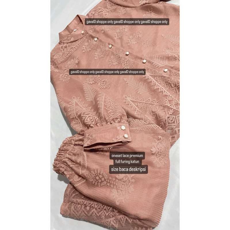 Jual SHUA ONE SET DRESS | ONESET BRUKAT | SET ROK BRUKAT (READY ...