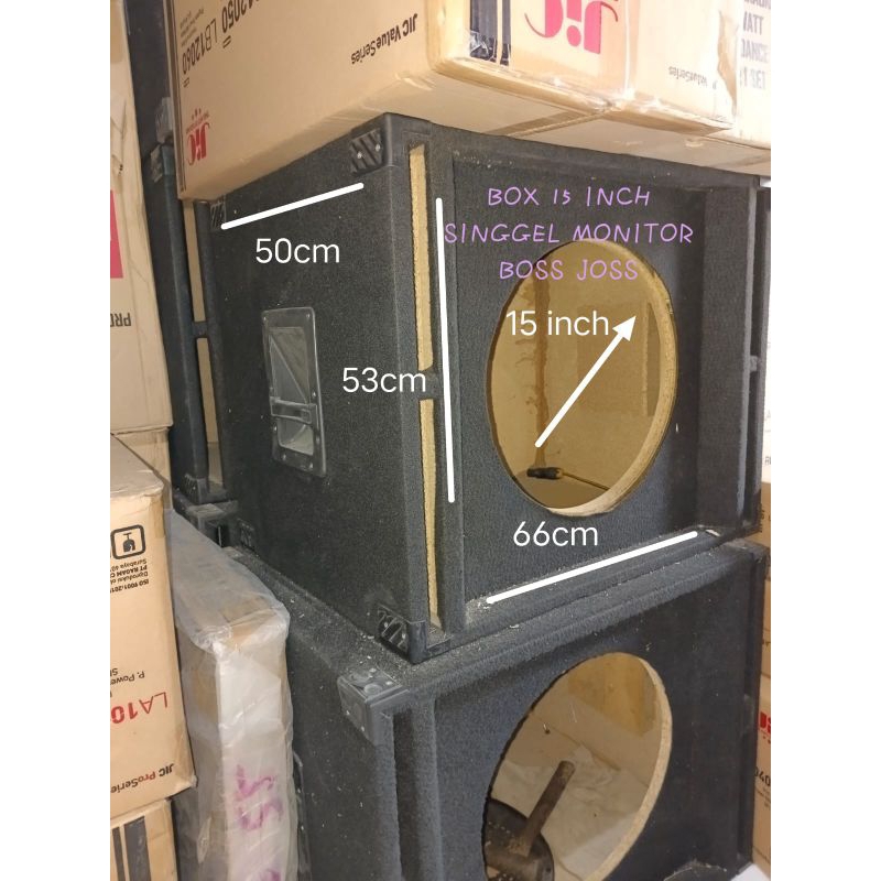 Jual Box speaker 15 inch Monitor model SPL free grill speaker | Shopee ...