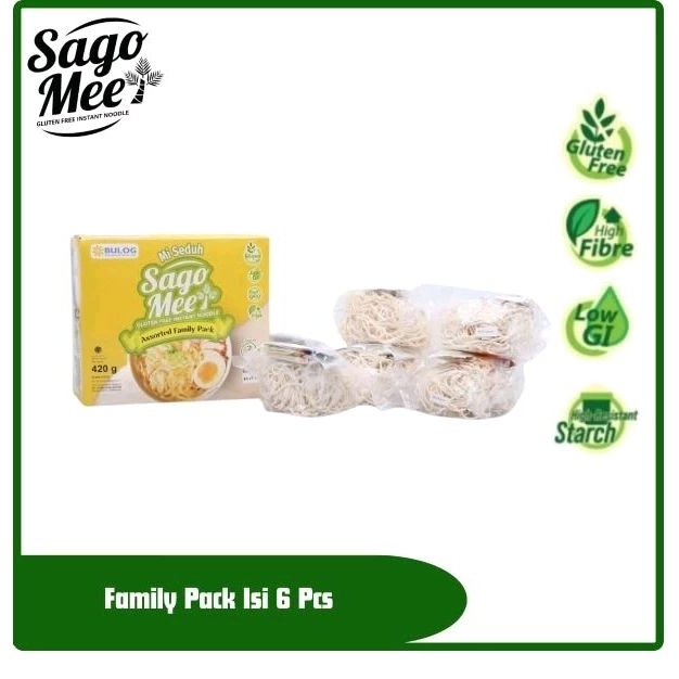 Jual SAGO MEE ASSORTED FAMILY PACK (ISI 6 PACK) MIE INSTAN SEHAT ENAK ...