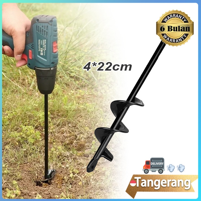 Jual Mata Bor Penggali Tanah / Mata Bor Biopori / Garden Auger Resapan ...