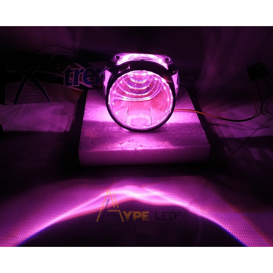 Jual Lampu LED Devil Eyes 360 Biled Projector Demon Projie 360 Derajat ...