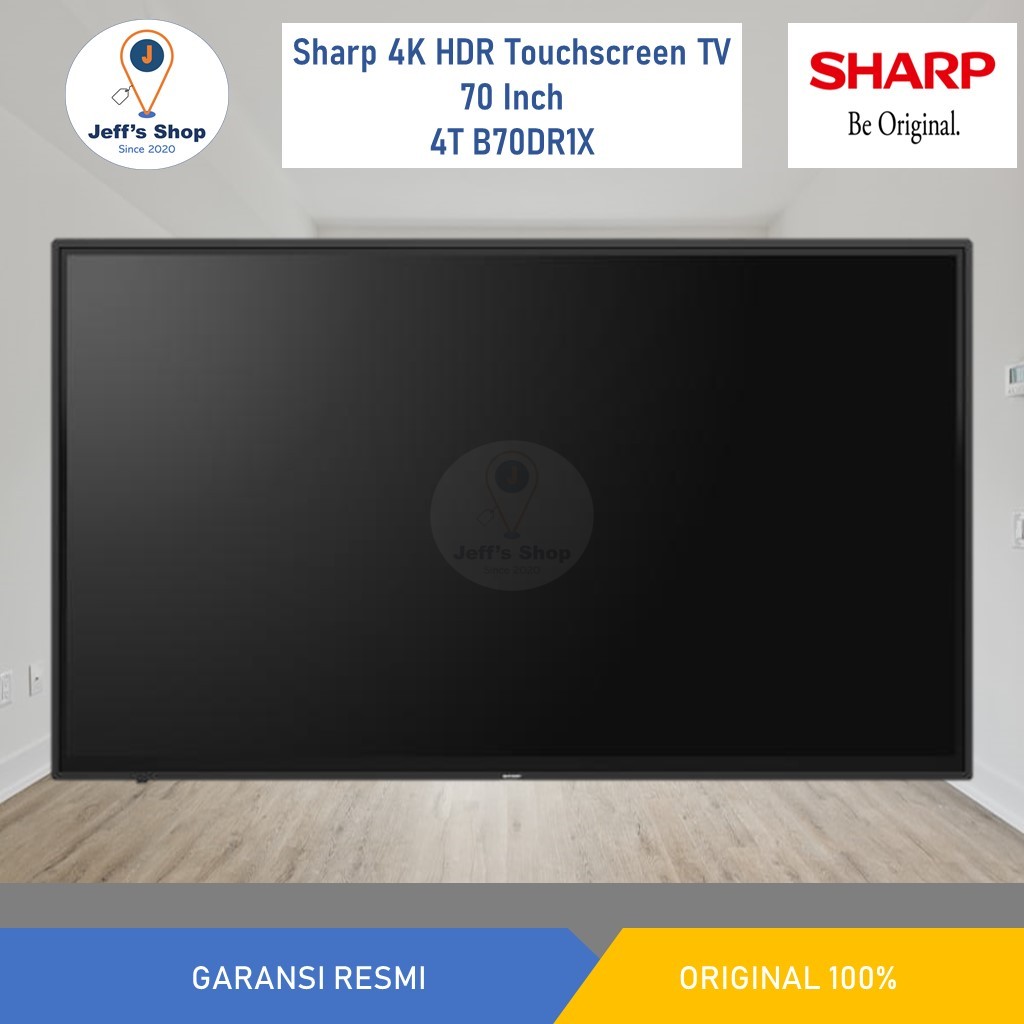 Jual Sharp 4K HDR Touchscreen TV 70 Inch 4T B70DR1X | Shopee Indonesia