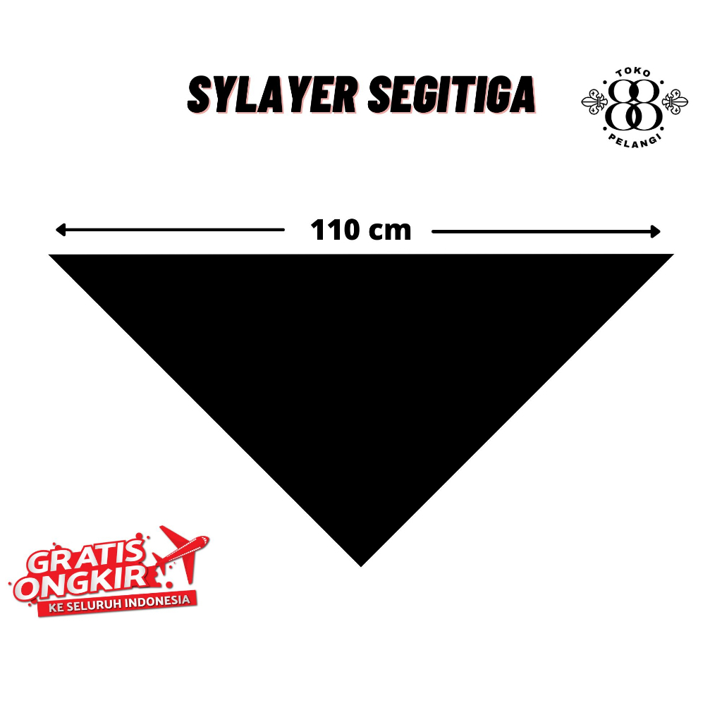 Jual Slayer Hitam Polos | Syal Hitam | Shopee Indonesia