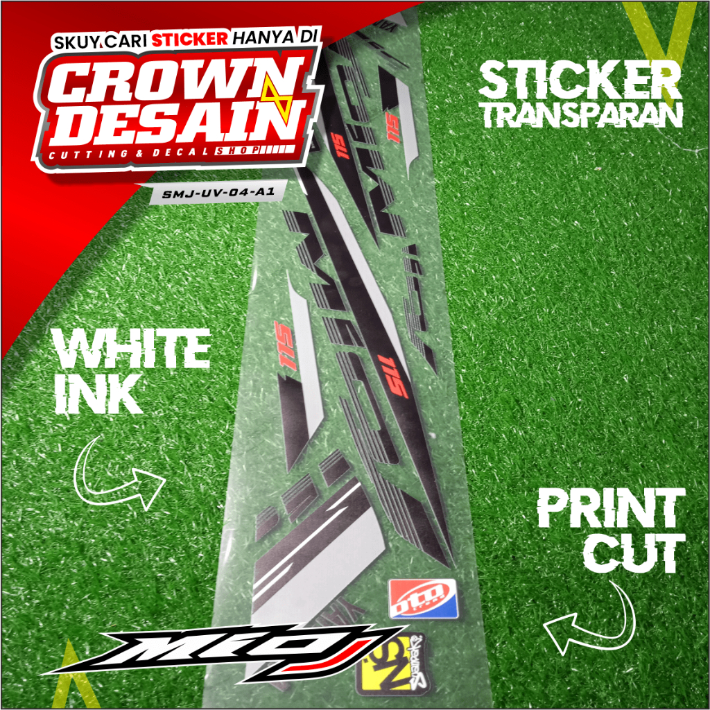 Jual Striping Stiker Mio J Variasi Desain Simple - Striping Transparan ...