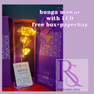 Jual Viralll!! MAWAR LED BEAUTY AND THE BEAST FREE BOX EXCLUSIVE DAN ...