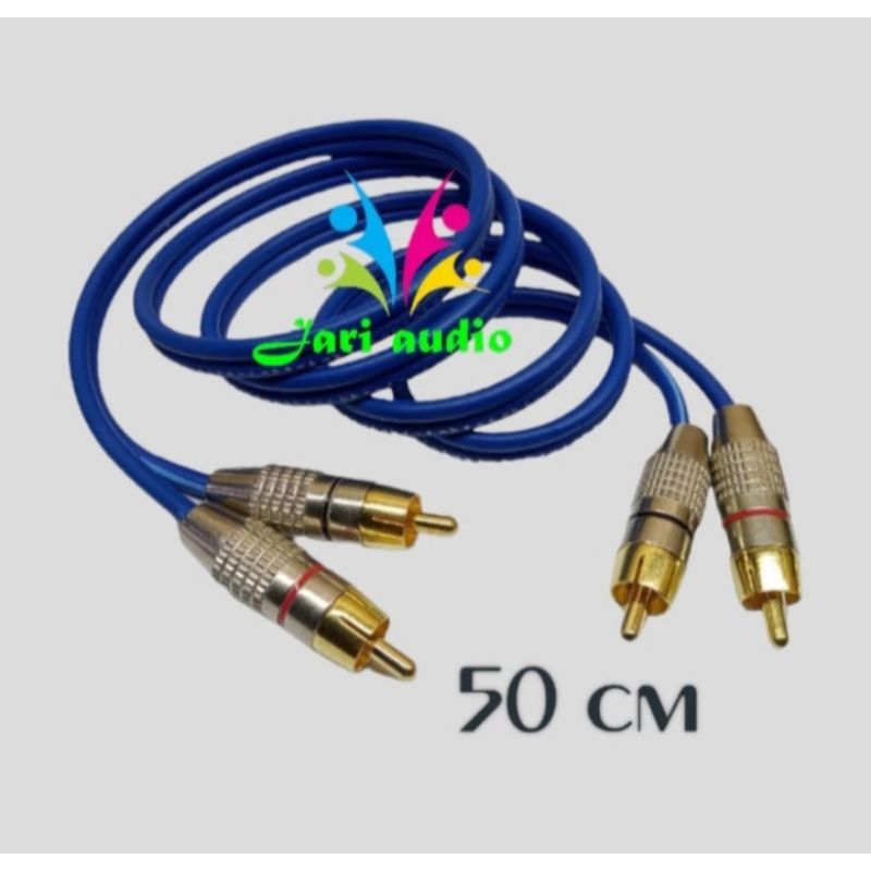 Jual Kabel jack rca 2 ke 2 Berkualitas kabel KITANI 1 meter - 5 meter ...