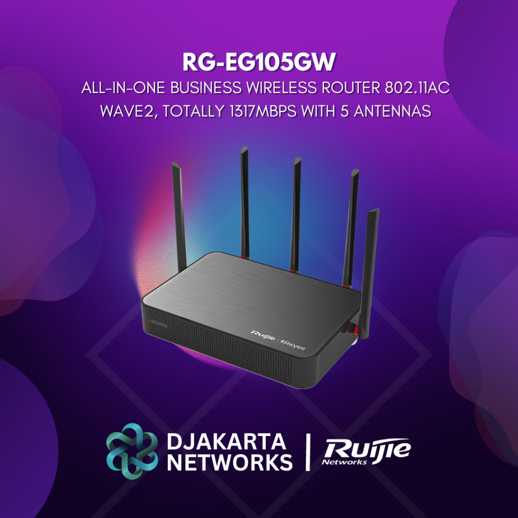 Jual RG-EG105GW RUIJIE REYEE ALL IN ONE ROUTER GATEWAY | Shopee Indonesia
