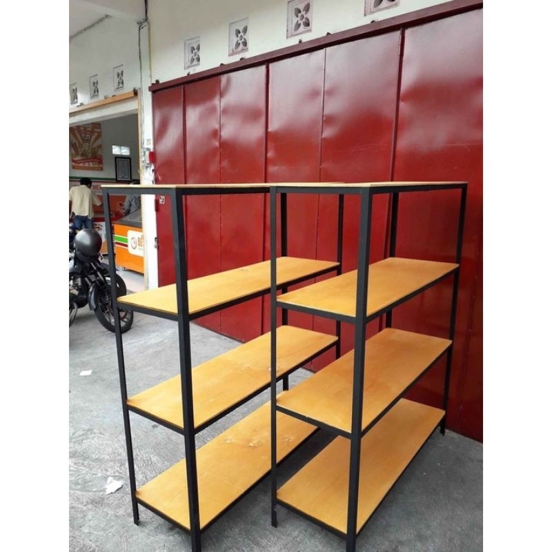 Jual Rak Besi siku 5susun rak gudang serbaguna 120X40X200 | Shopee ...