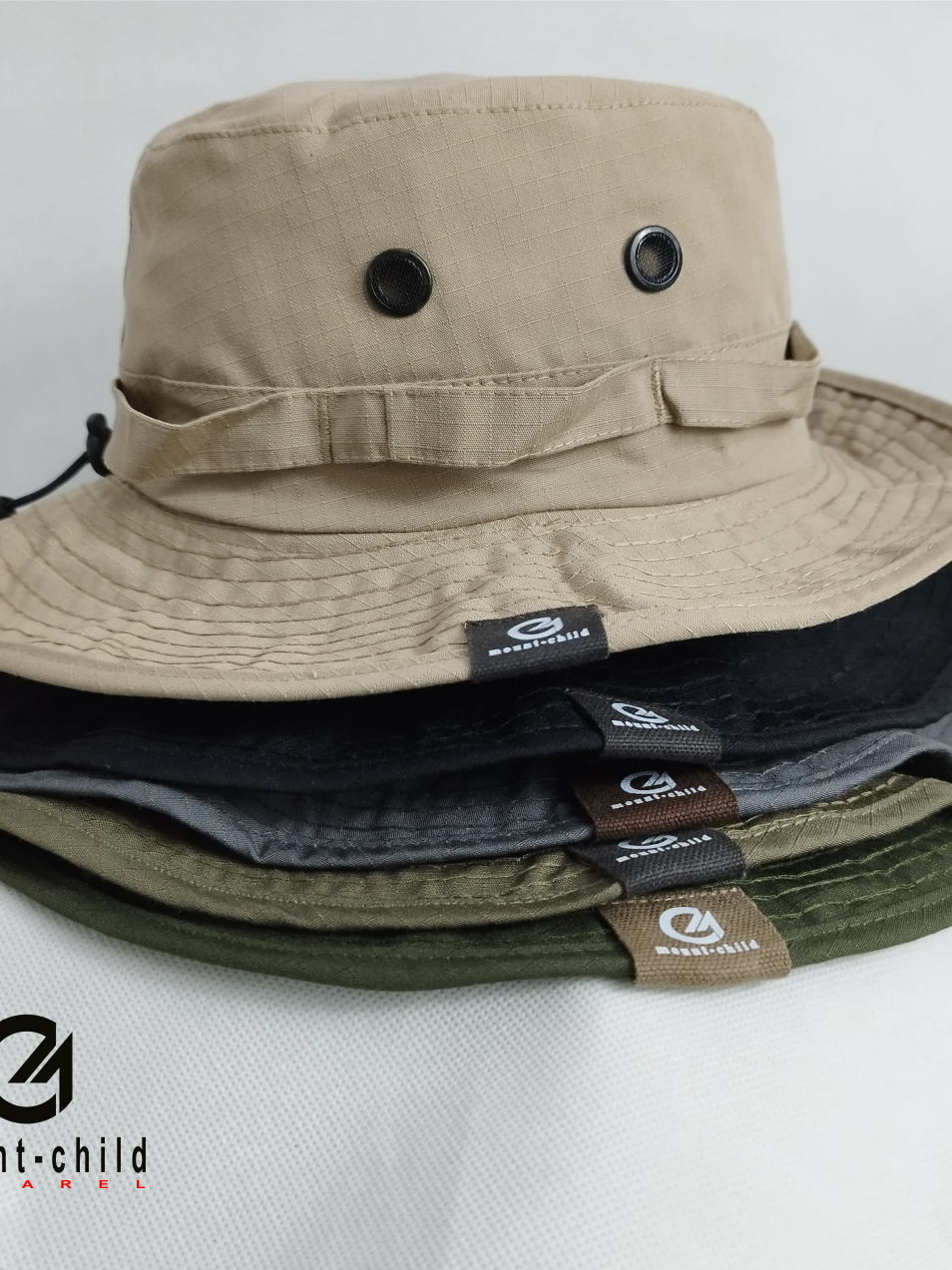 Jual Topi Rimba Premium Pria Wanita Naik Gunung Outdoor Muncak logo ...