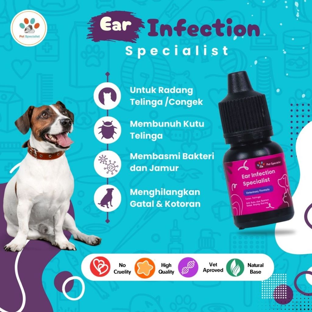 Jual Obat Tetes Telinga Pet Specialist 10 ml - Untuk Anjing Kucing ...