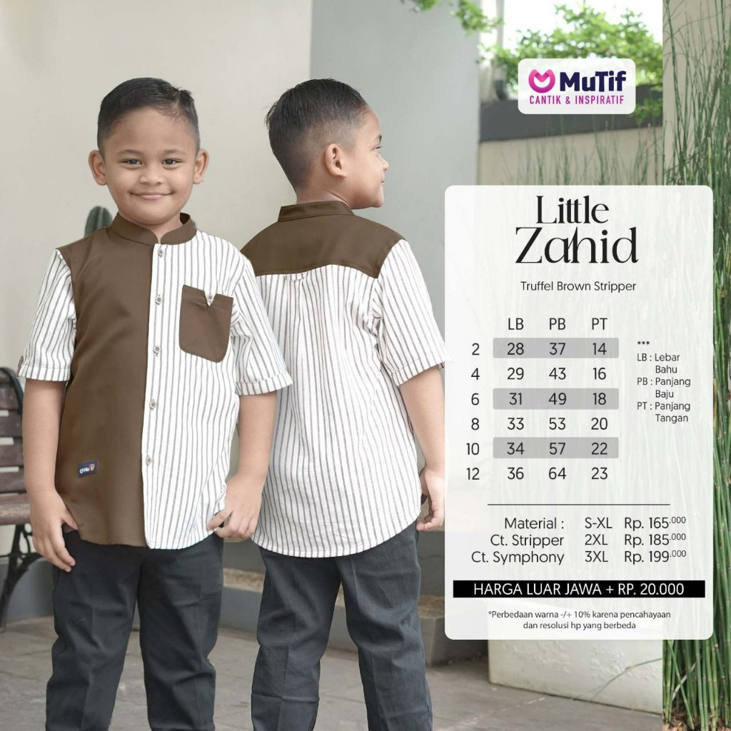 Jual Sarimbit Zahny Truffle Brown - Mutif Zahny Truffle Brown || Baju ...