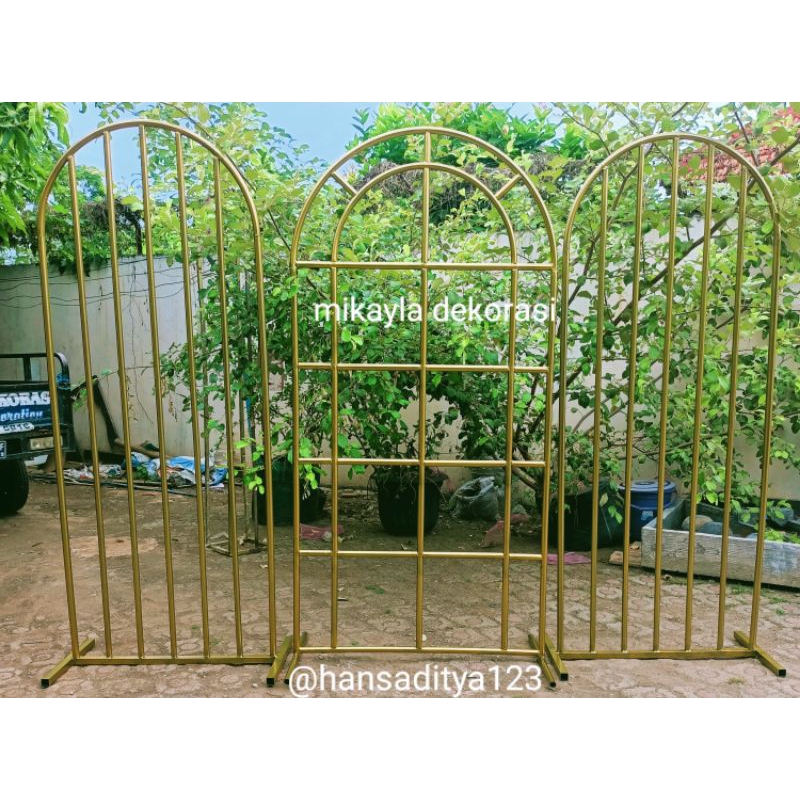 Jual PAKET 3 pcs JENDELA + JERUJI OVAL BACKDROP BESI DEKORASI | Shopee ...