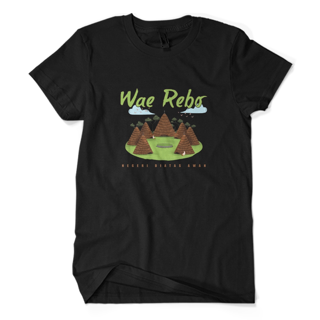 Jual Kaos Distro Premium WAE REBO NEGERI DIATAS AWAN - Baju Wisata ...