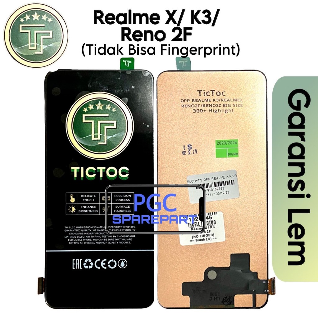 Jual LCD Touchscreen Fullset Realme X / OP K3 / Reno2 F / Reno 2F ...